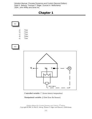 دانلود کتاب Solutions Manual - Process Dynamics And Control, 2nd ed ...