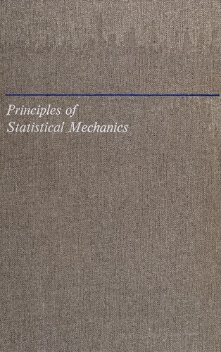 دانلود کتاب Principles Of Statistical Mechanics, 1967 - دانلود کتاب های ...